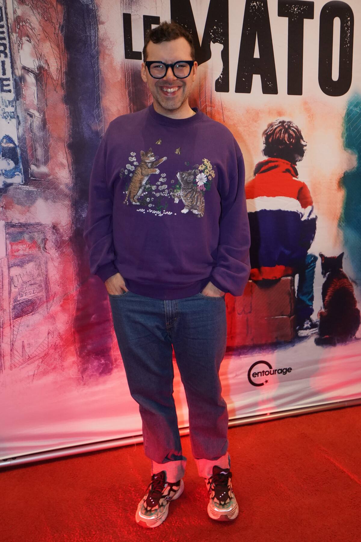 Toutes les vedettes sur le tapis rouge de la comédie musicale «Le Matou ...