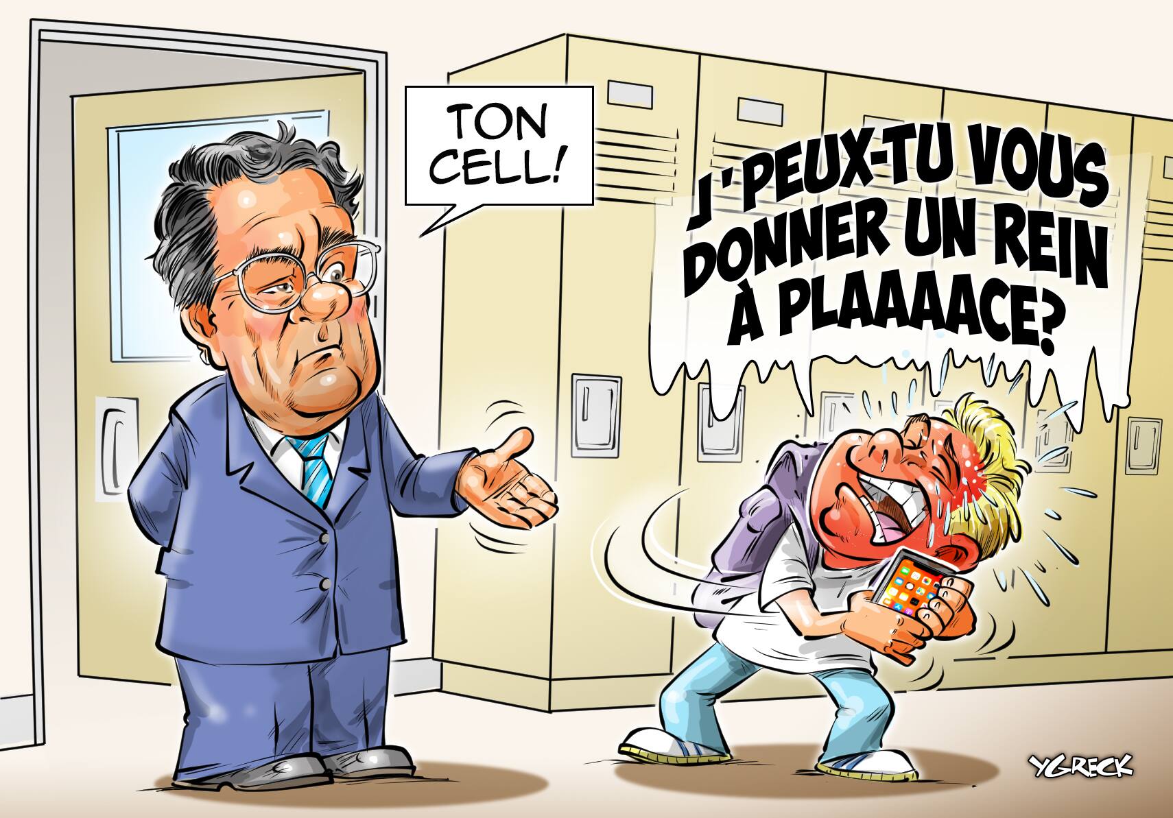 La caricature d'Ygreck | Le Journal de Québec