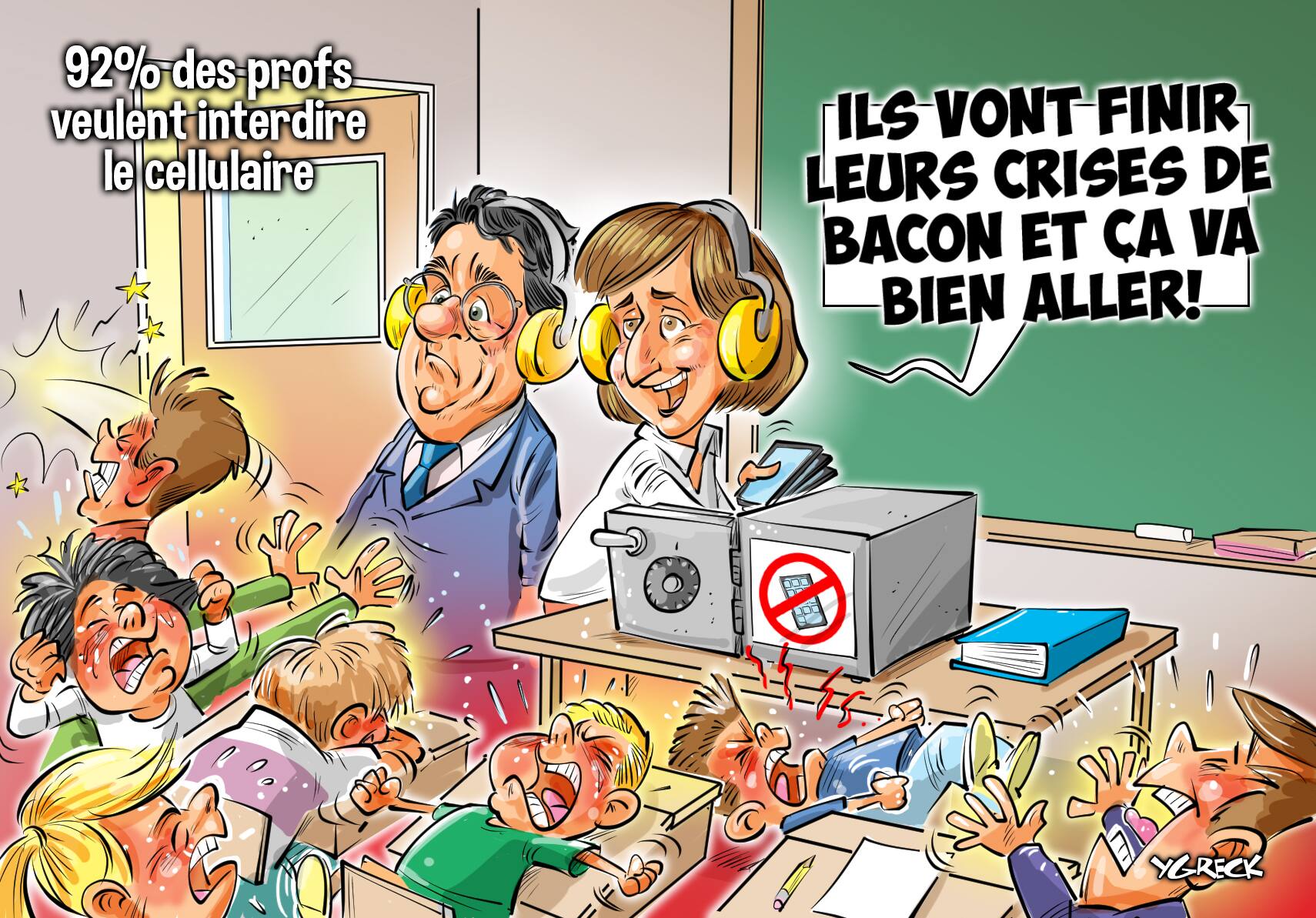 La caricature d'Ygreck | Le Journal de Québec