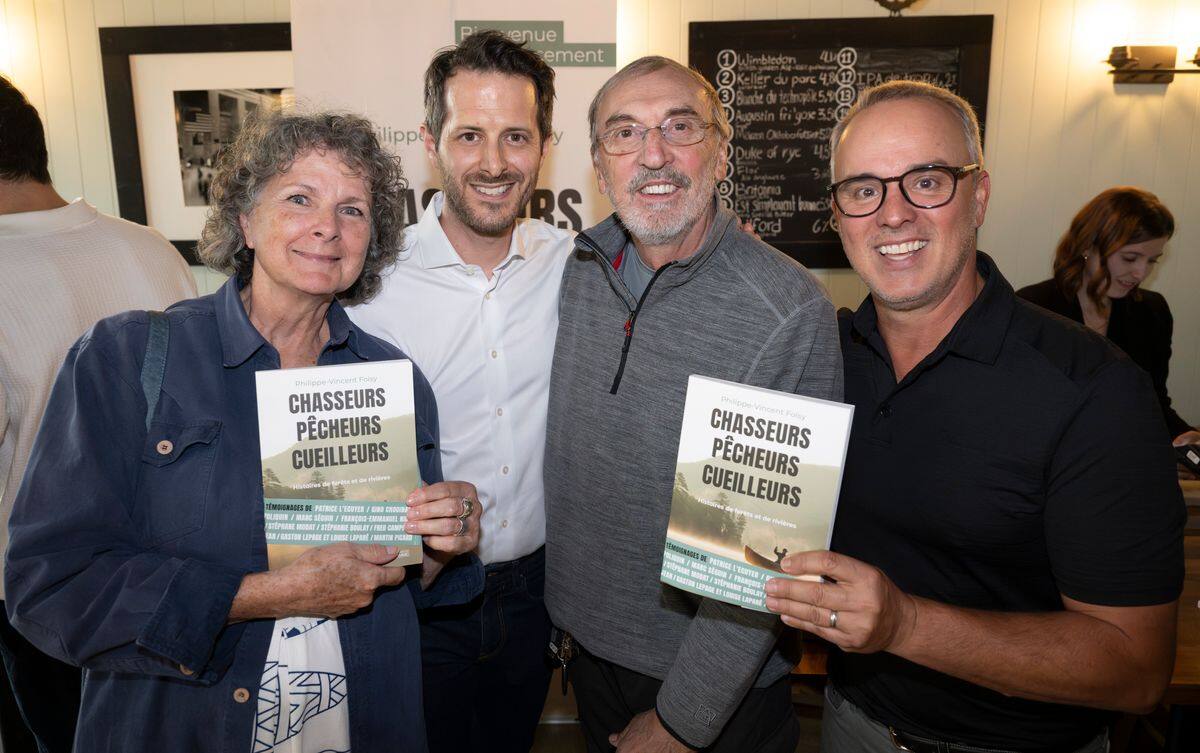 Philippe-Vincent Foisy lance le livre «Chasseurs, pêcheurs, cueilleurs ...