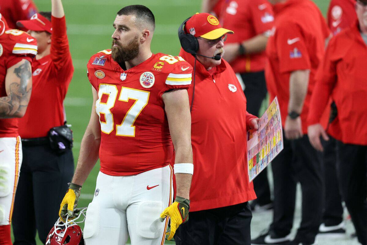 Travis Kelce pousse Andy Reid: Laurent Duvernay-Tardif surpris du geste ...