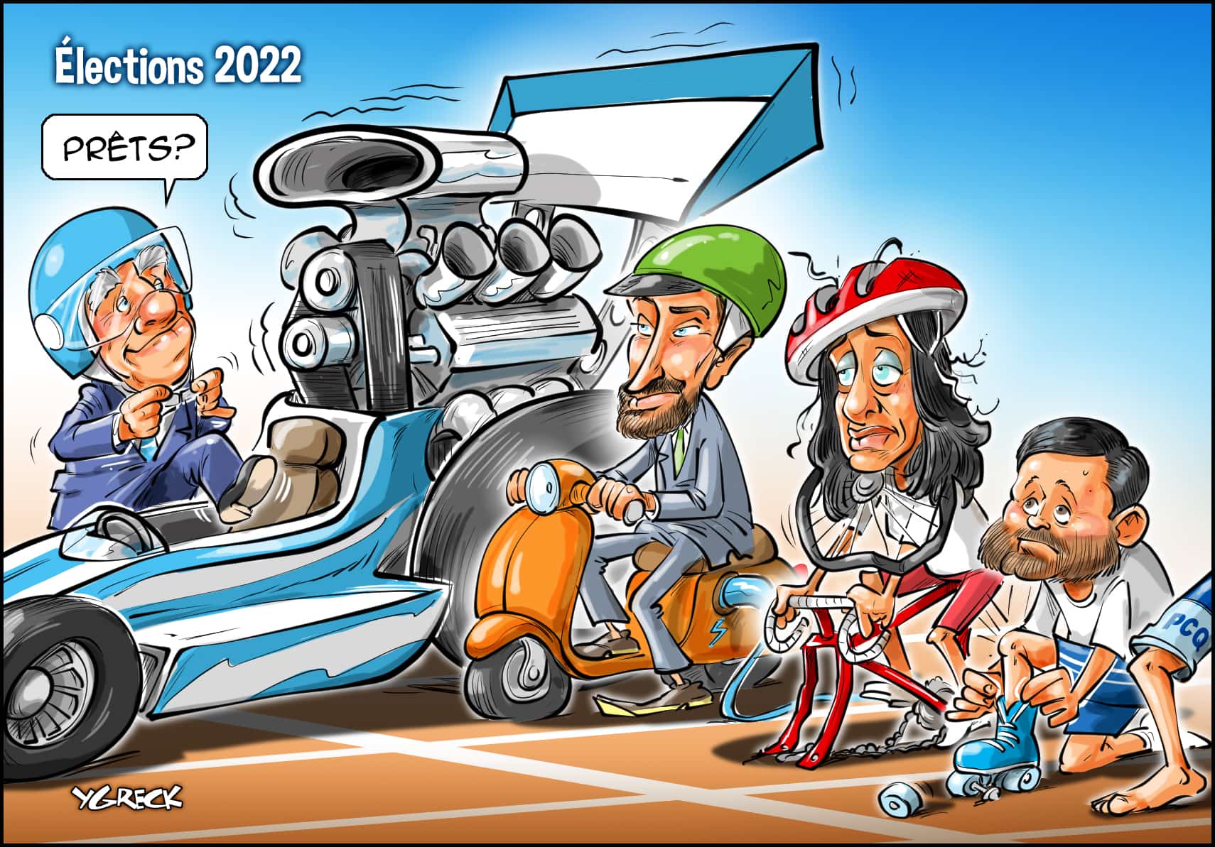 La caricature d'Ygreck | Le Journal de Québec