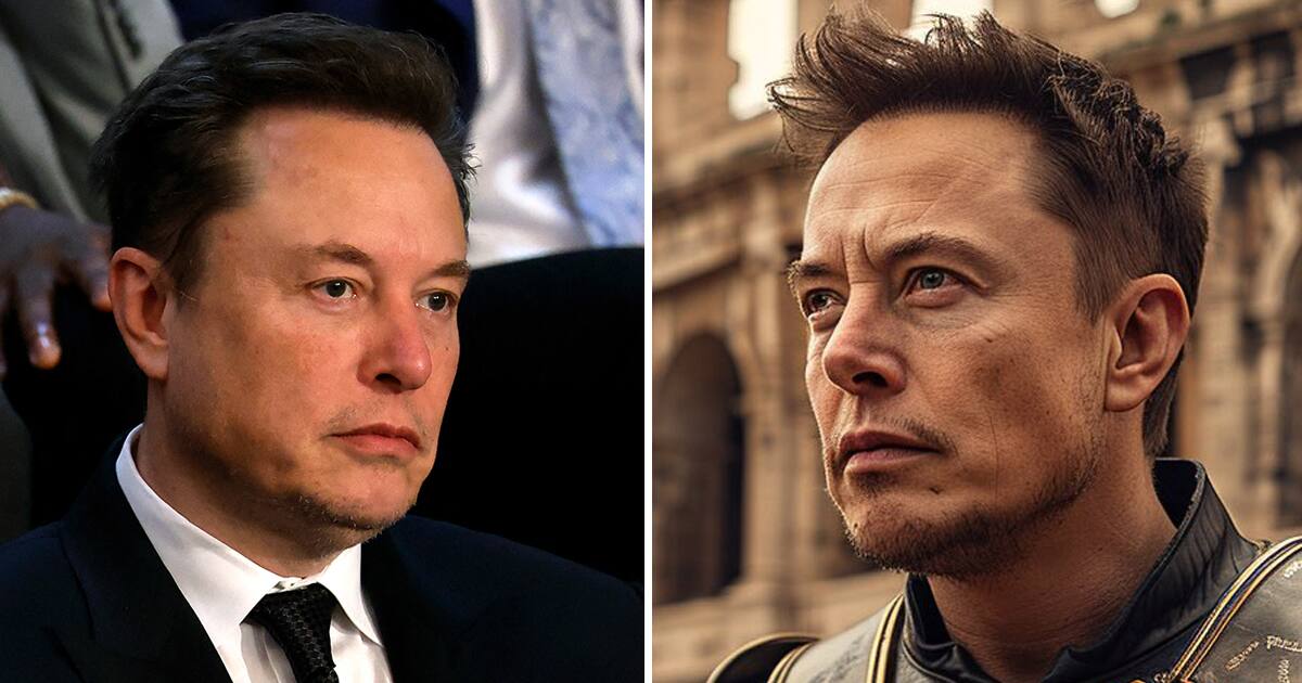 Elon Musk partage une curieuse image de lui-même habillé en gladiateur ...