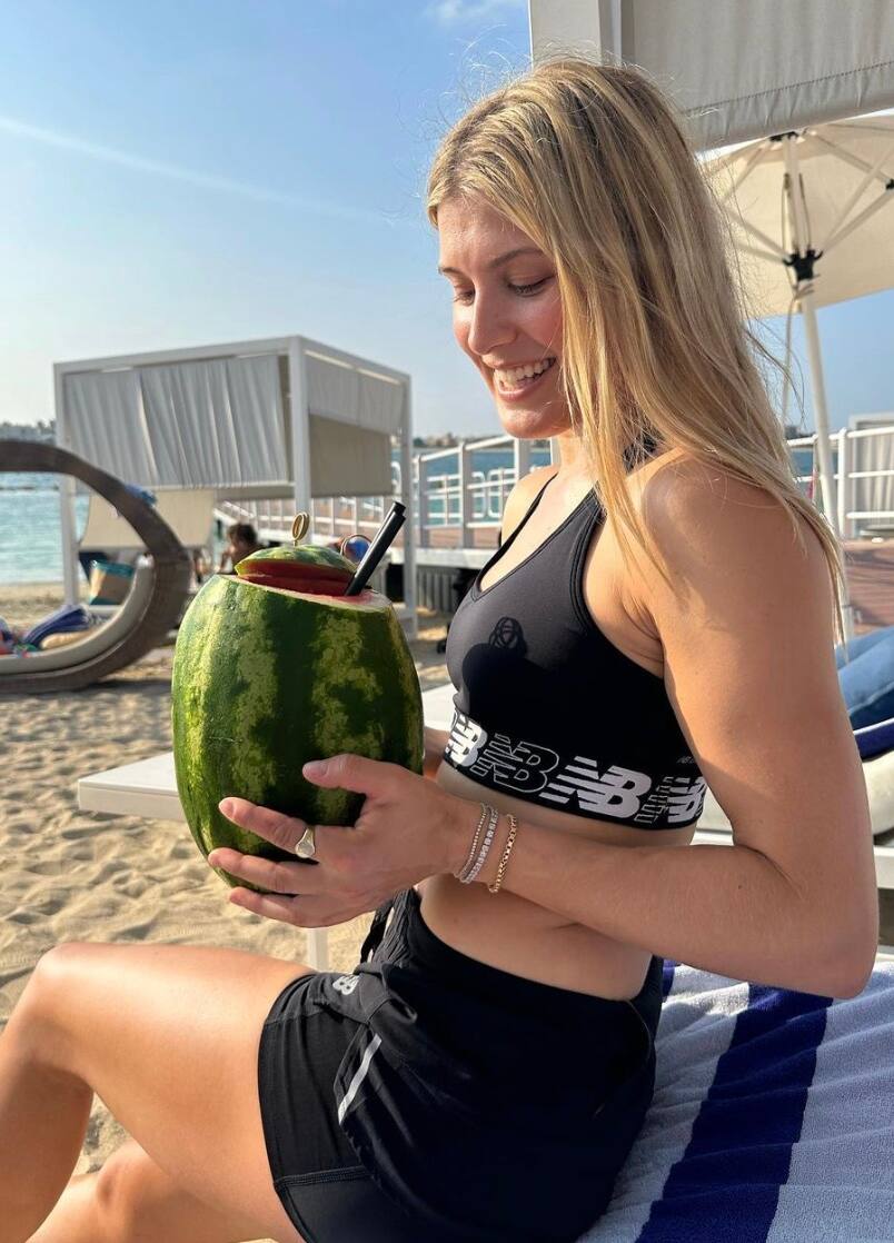 Eugenie Bouchard passe Noël sur une plage de Dubaï | QUB | QUB info