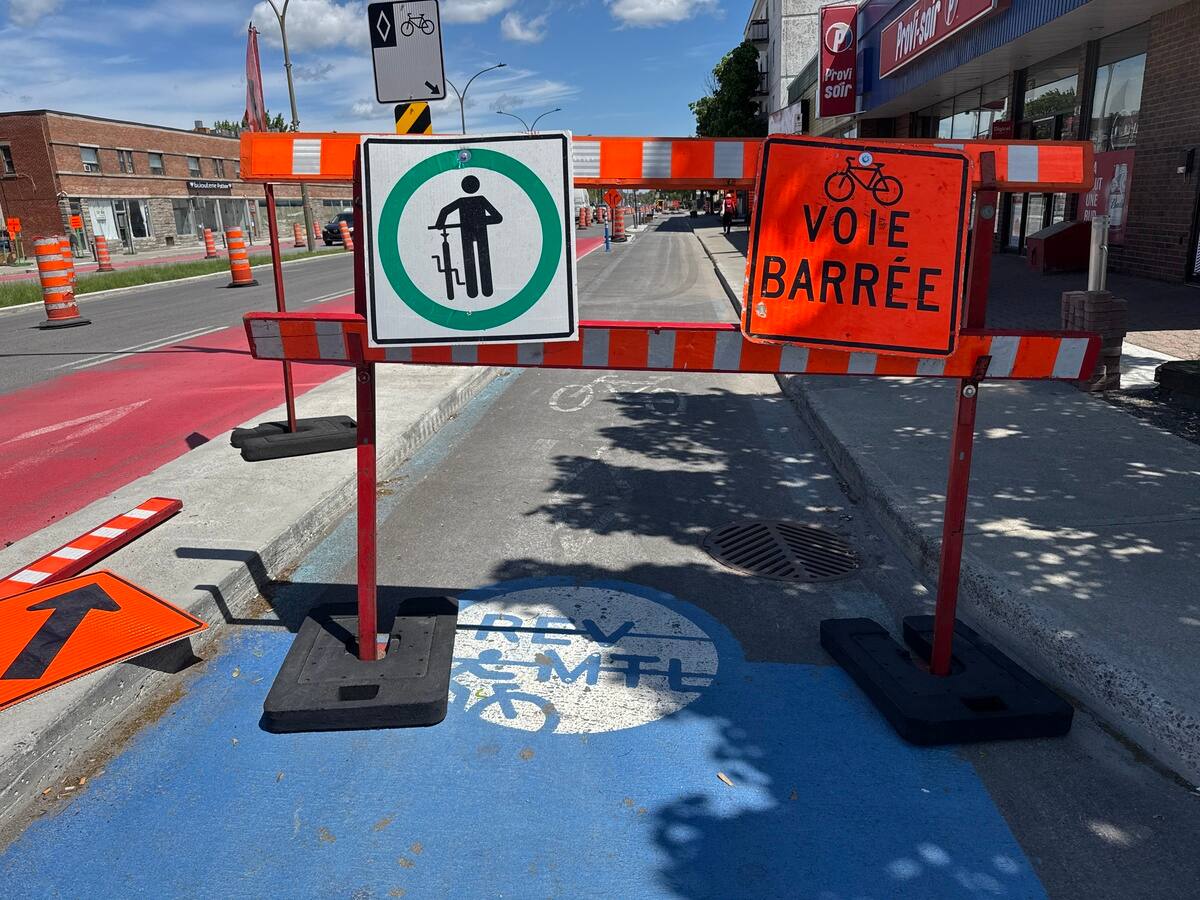 Nouvelle Piste Cyclable Mais Déjà En Chantier 24 Heures