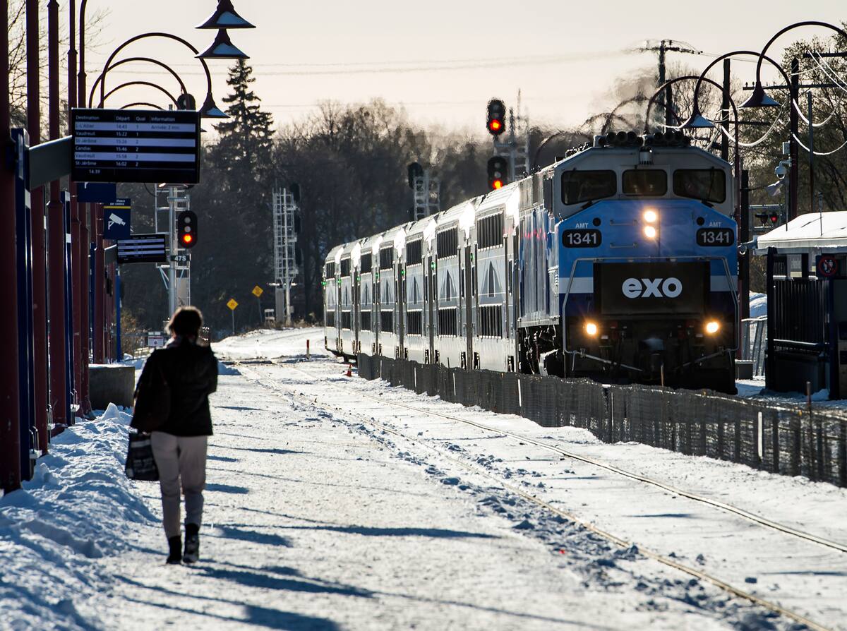 Exo: plusieurs trains annulés à l'heure de pointe en raison de la neige ...