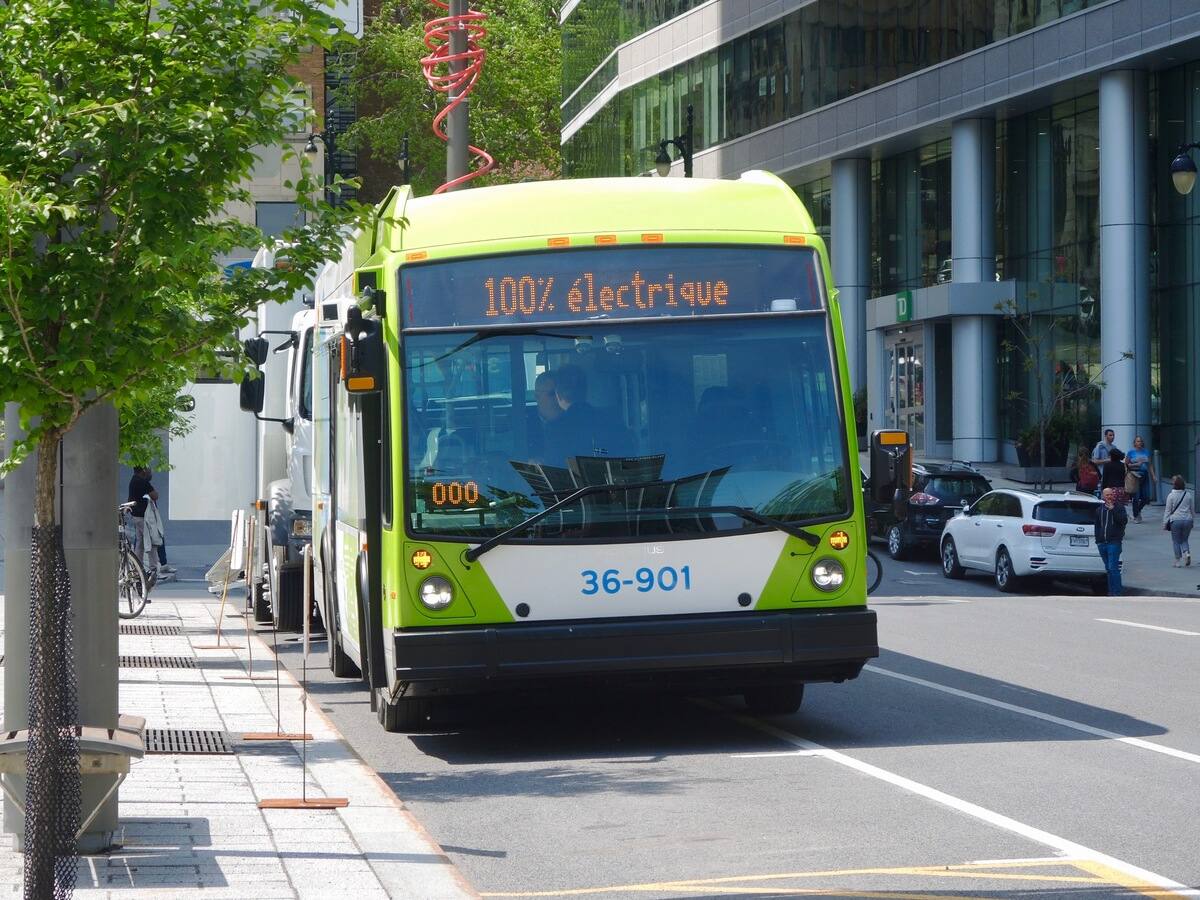 La STM veut des bus électriques articulés | 24 heures