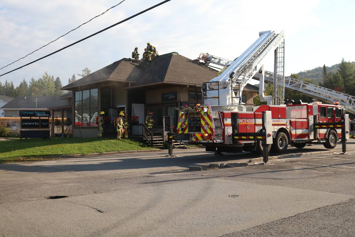 Incendie à Québec: plus de 40 pompiers mobilisés | JDQ