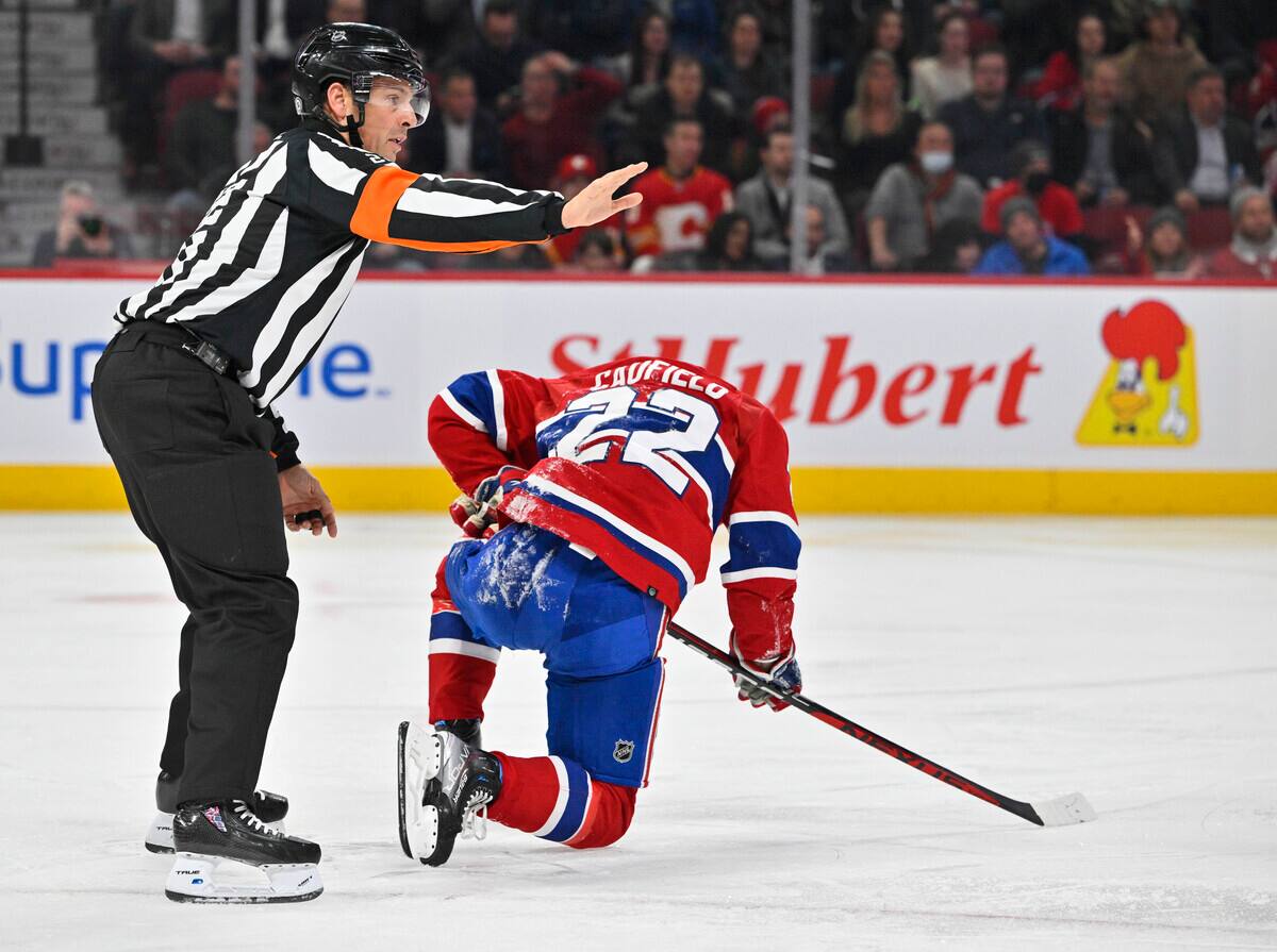 Le Canadien l'emporte sur les Flames... mais perd Cole Caufield | JDM