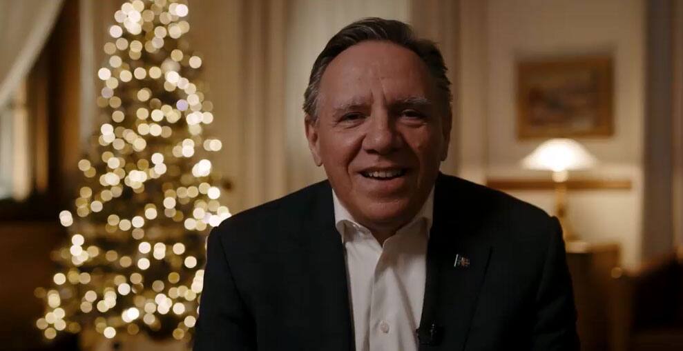 Message de Noël de François Legault: «On va être là pour vous aider» | JDQ