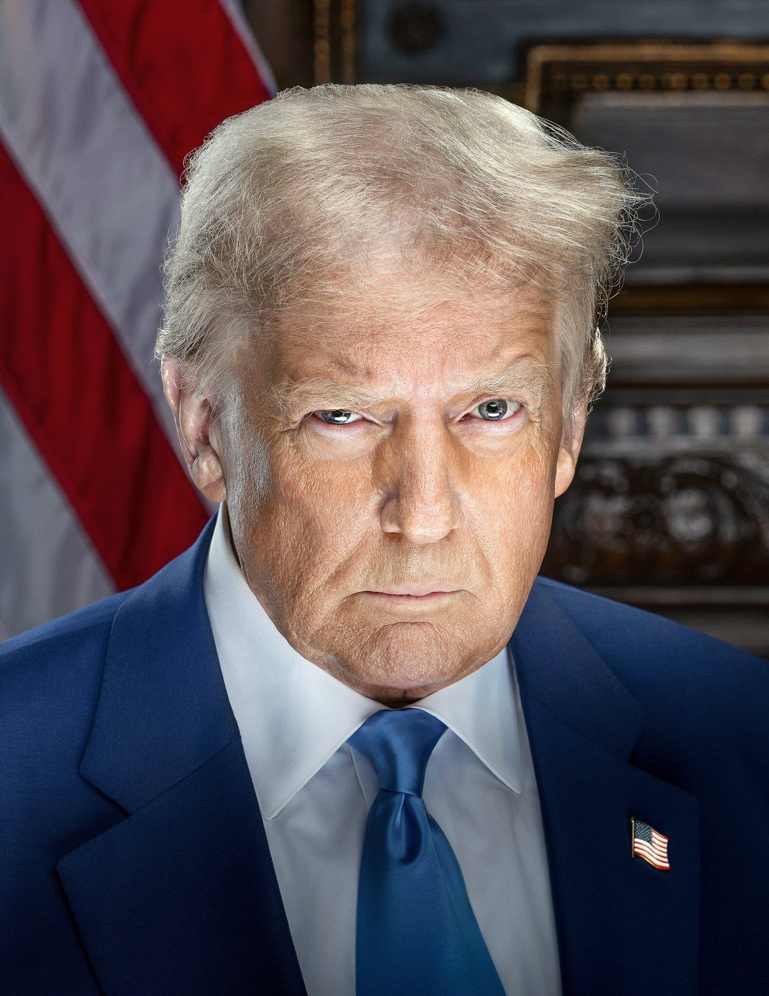 PHOTO | Le portrait officiel de Donald Trump dévoilé | JDM