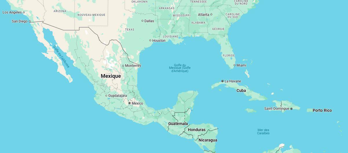 Le golfe du Mexique devient officiellement le golfe d'Amérique sur ...