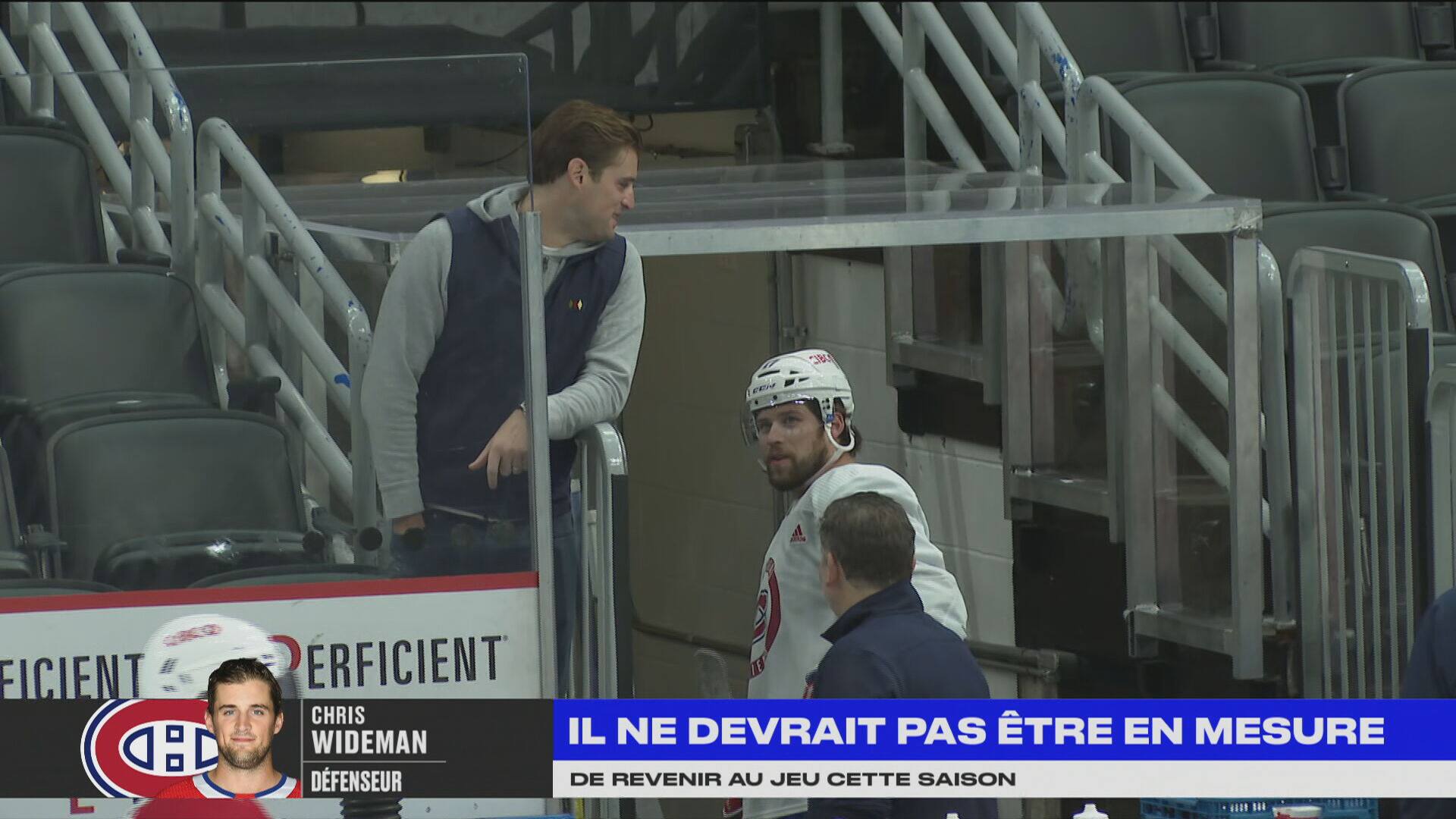 Saison terminée pour Wideman? - TVA Sports
