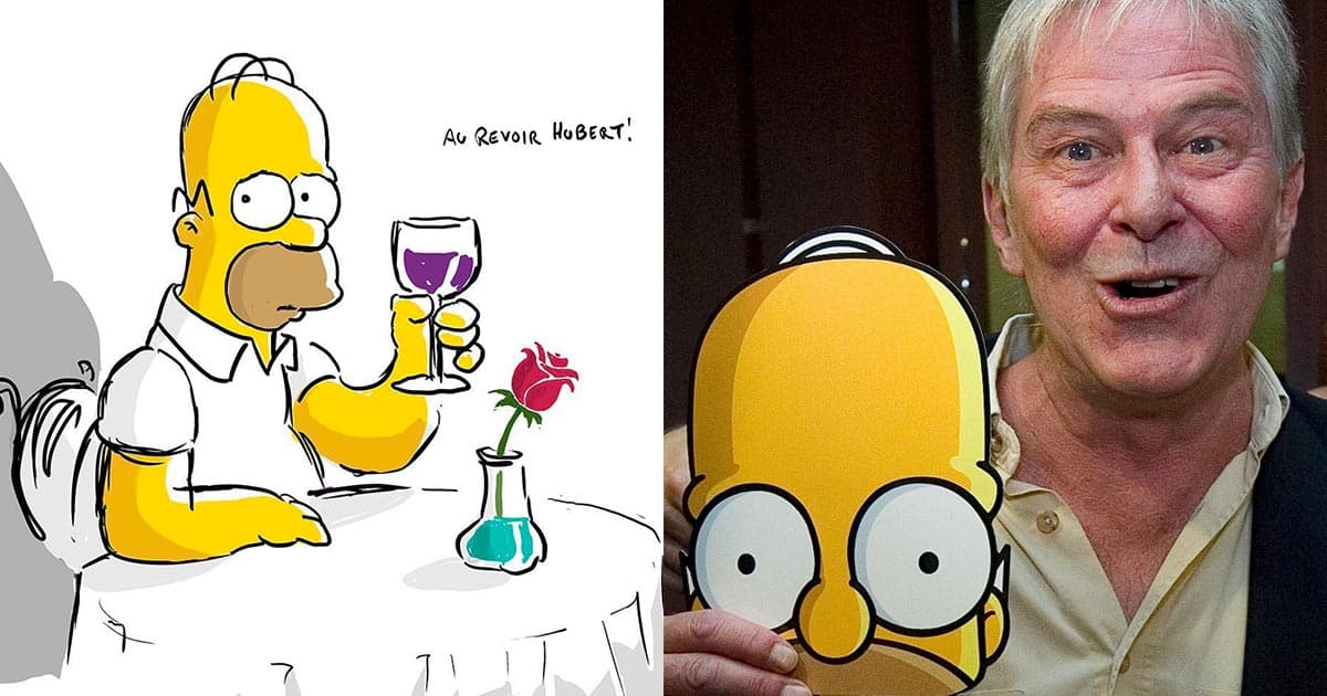 Les Simpson rendent hommage à Hubert Gagnon | QUB | QUB info