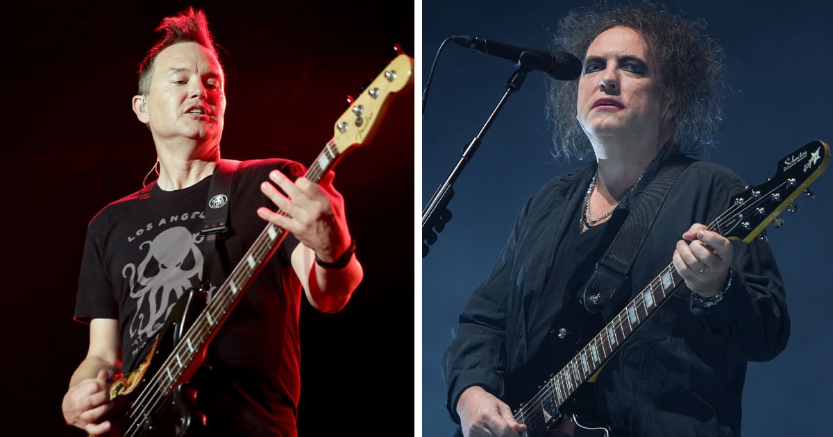 Mark Hoppus affirme que Robert Smith a essayé de l'embrasser après un ...
