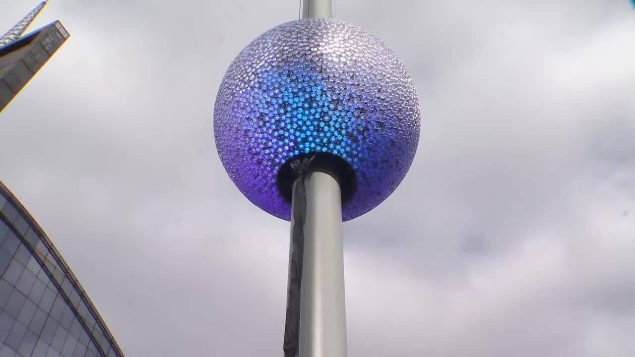 EN VIDÉO | La nouvelle sphère de Times Square prête pour le Nouvel An | JDQ