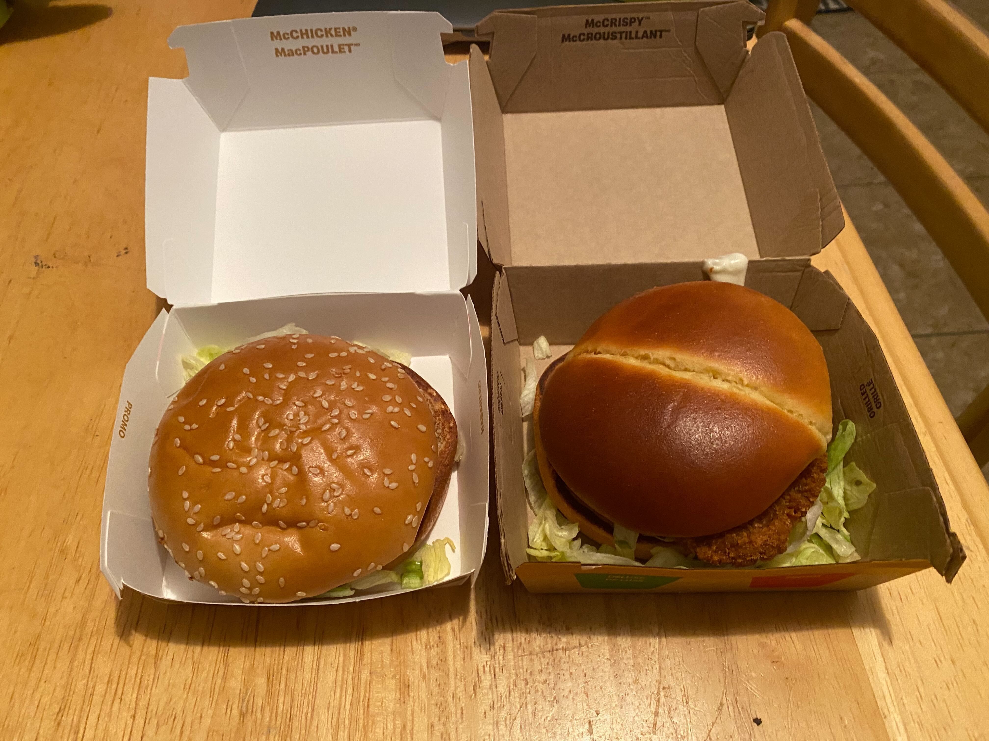 We tasted the new McCroustillant to see if it dethroned the McPoulet ...