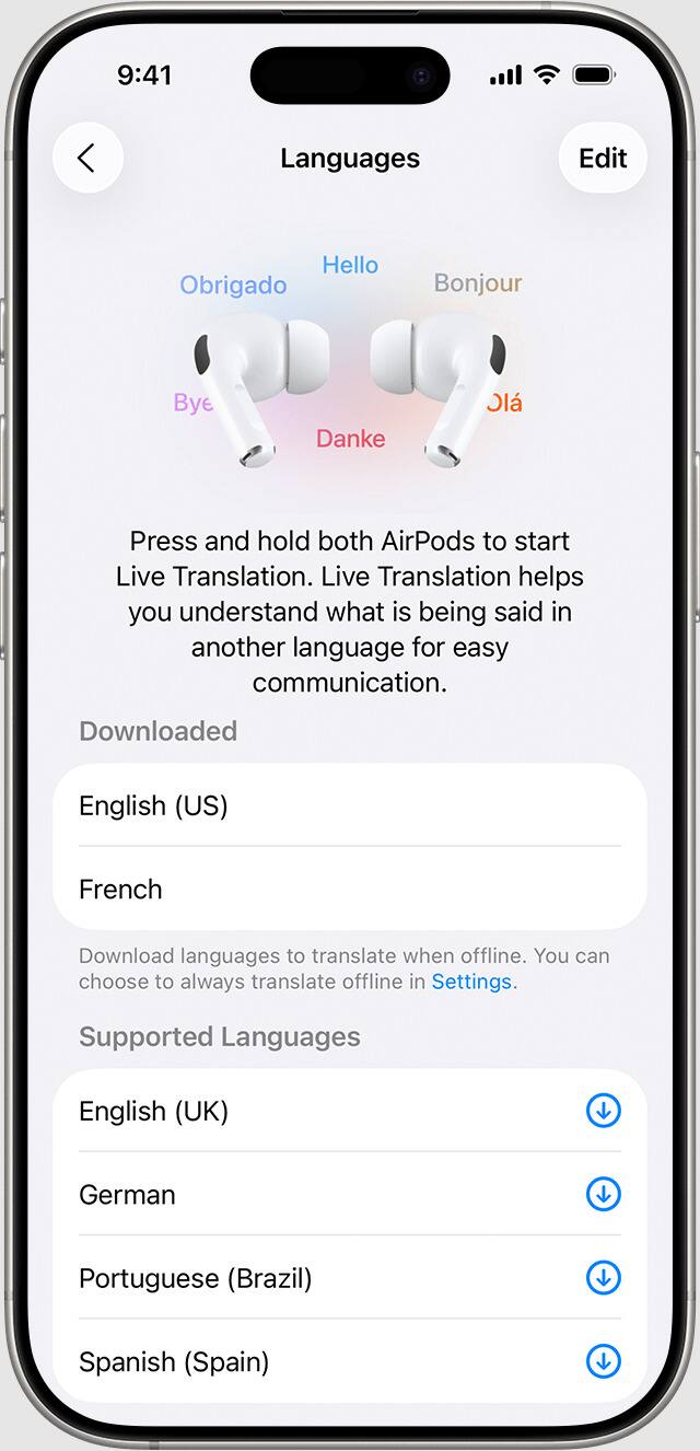 Traduction en direct sur iPhone; une fonction à utiliser pour briser la ...