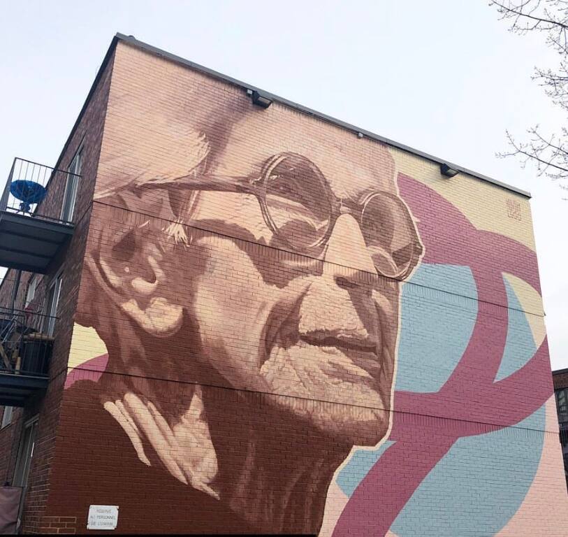 Une nouvelle murale rend hommage au défunt comédien Michel Côté à Alma ...