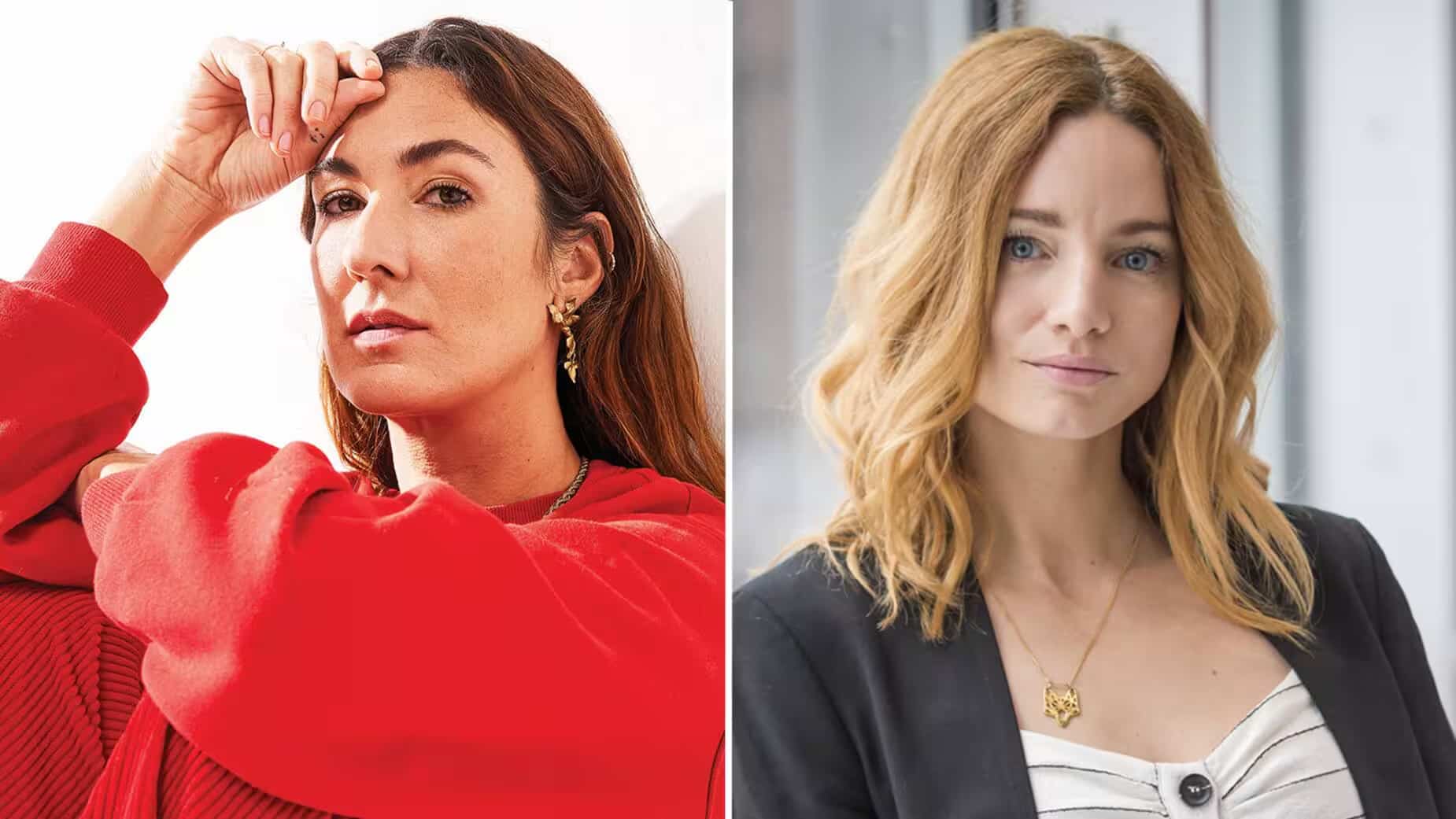 Chloé Robichaud partage des photos sur le tournage de Deux femmes en or ...