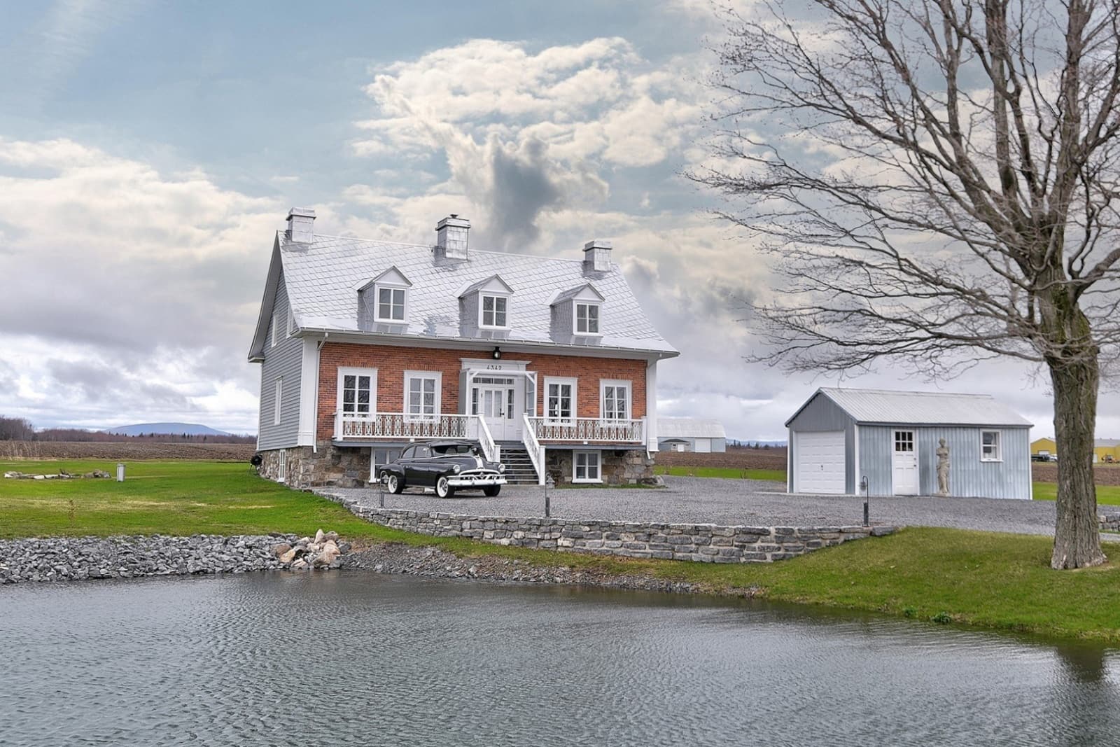Une maison ancestrale avec vue sur le fleuve à Saint-Jean-de-l'Île-d ...