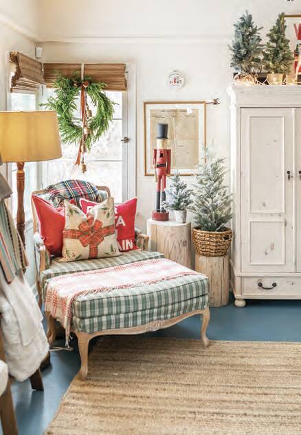 Une maison de style «farmhouse» décorée pour Noël | Clin d'œil