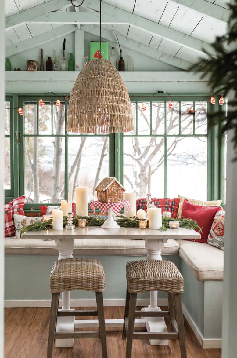 Une maison de style «farmhouse» décorée pour Noël | Clin d'œil