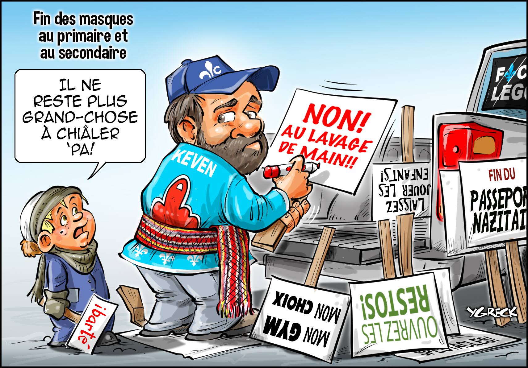 La caricature d'Ygreck | Le Journal de Montréal