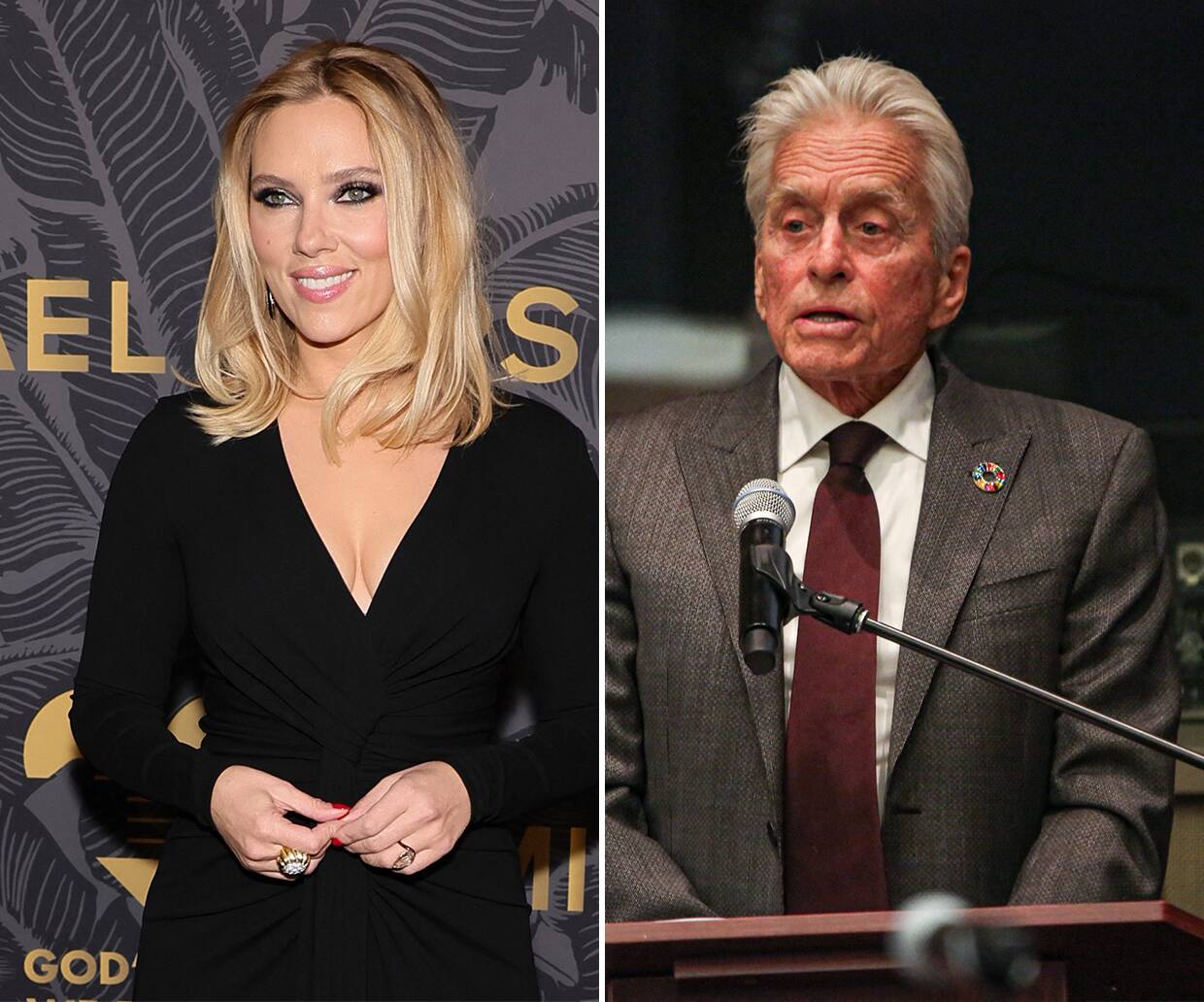 Michael Douglas découvre qu’il a un lien de parenté avec Scarlett ...