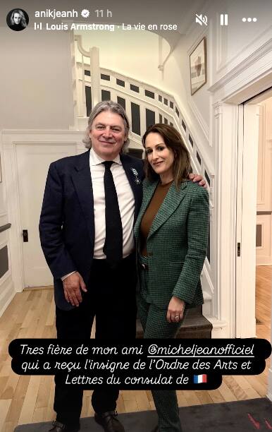 Michel Jean reçoit sa médaille de chevalier de l’Ordre des arts et des ...