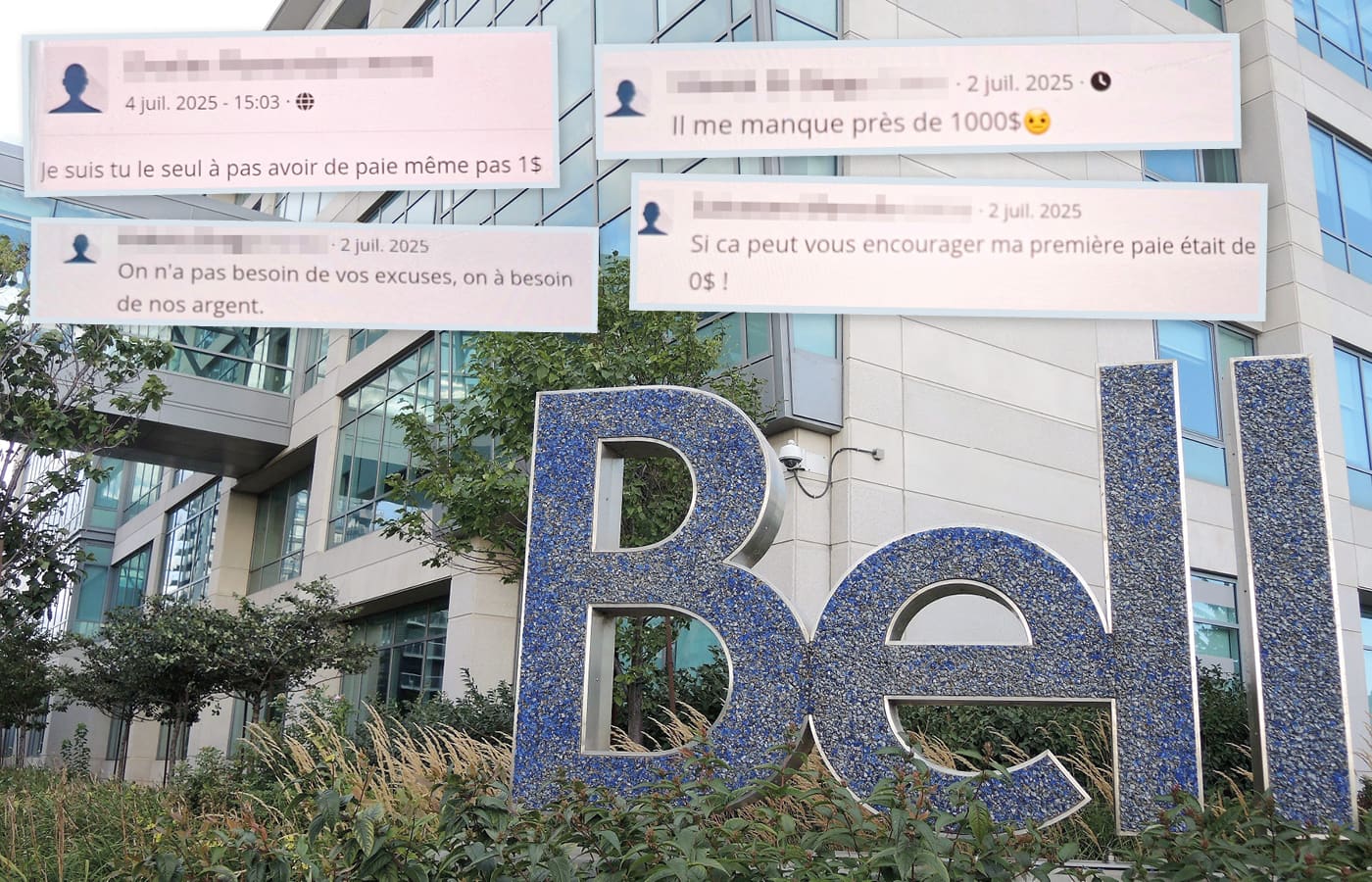 Des techniciens de Bell rémunérés 24$ pour 80 heures avec des talons de ...