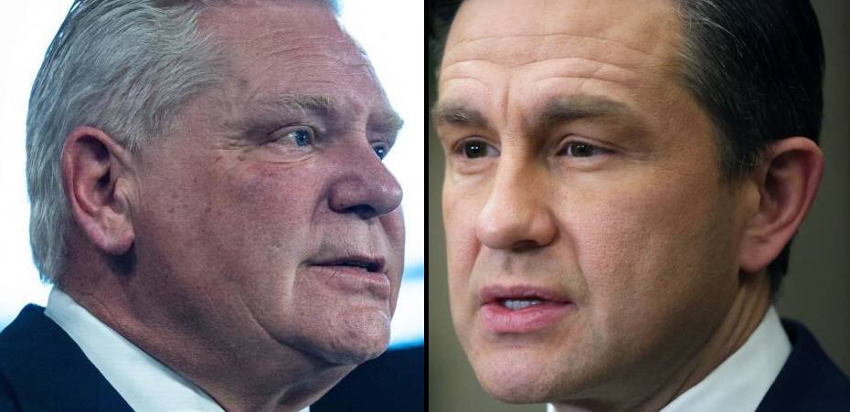 Pierre Poilievre et Doug Ford: à ne pas inviter dans le même party ...