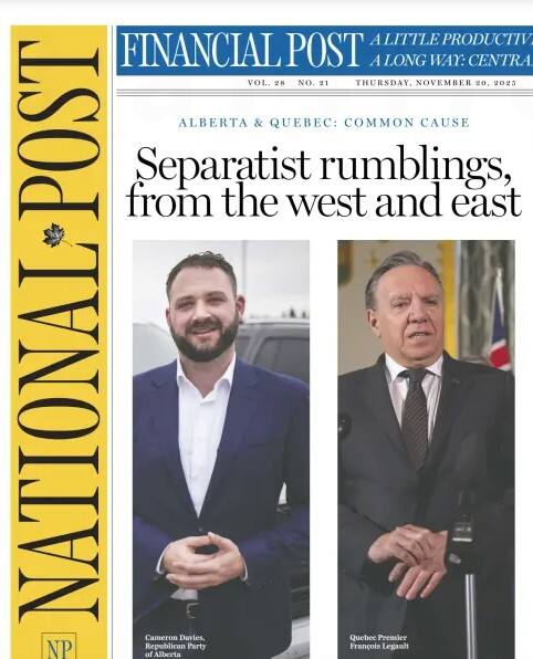 François Legault, «séparatiste»? Voici pourquoi il est en une du ...