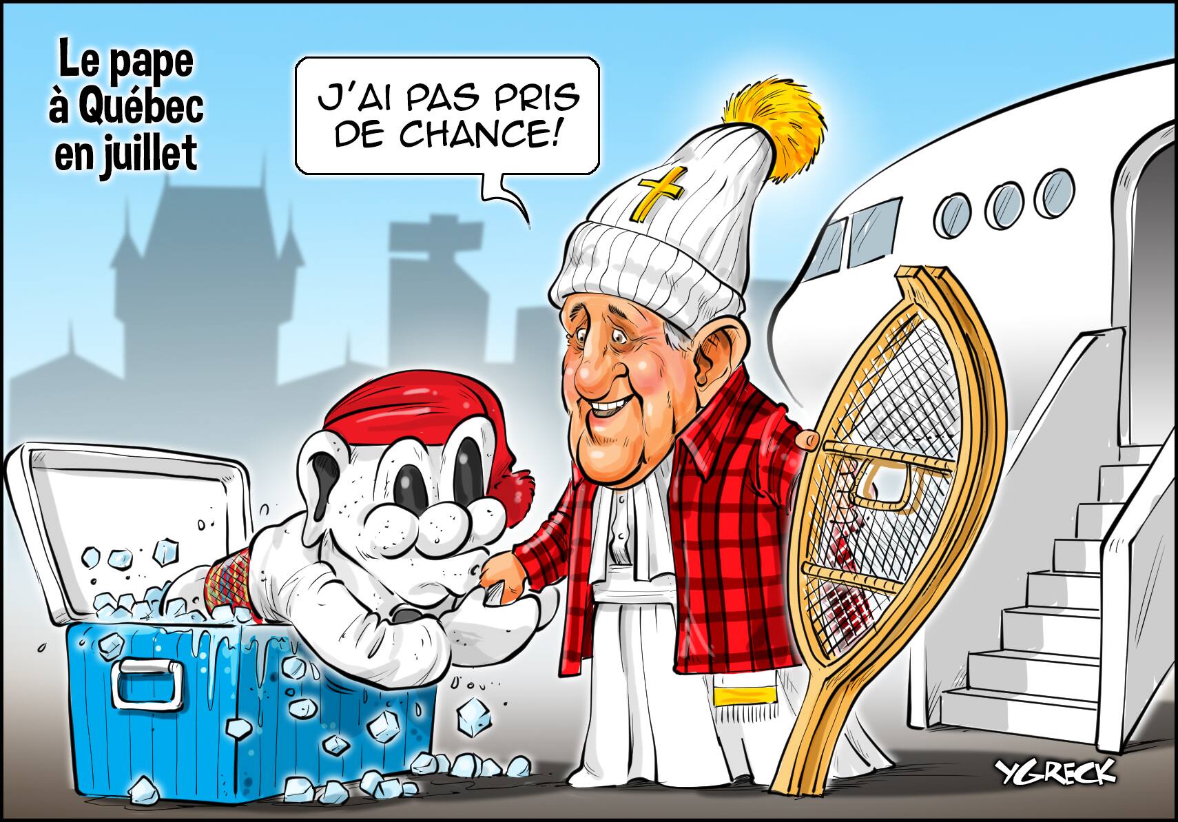 La caricature d'Ygreck | Le Journal de Québec
