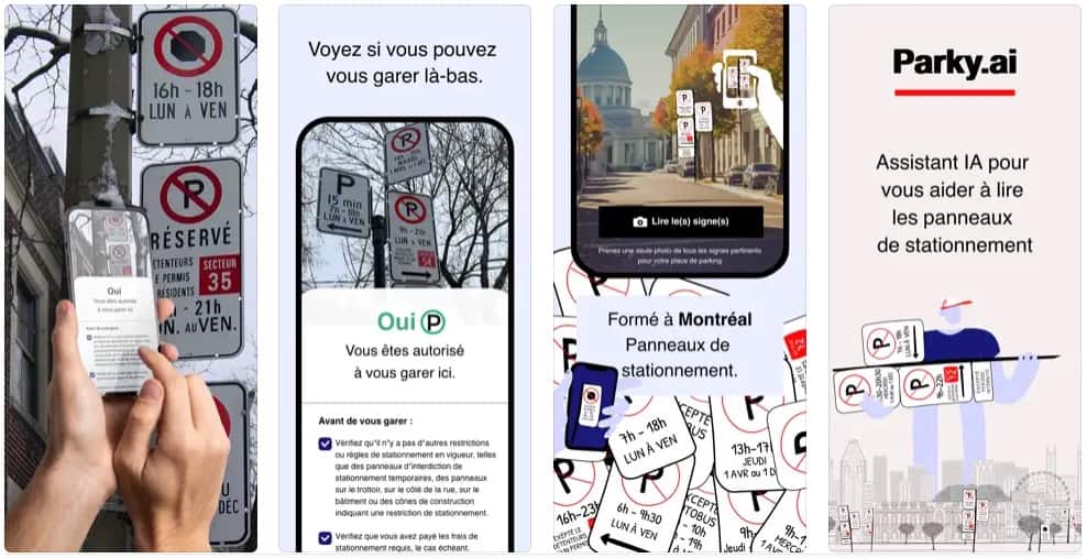 Développée à Montréal, l’application Parky.AI vous aidera à déchiffrer ...