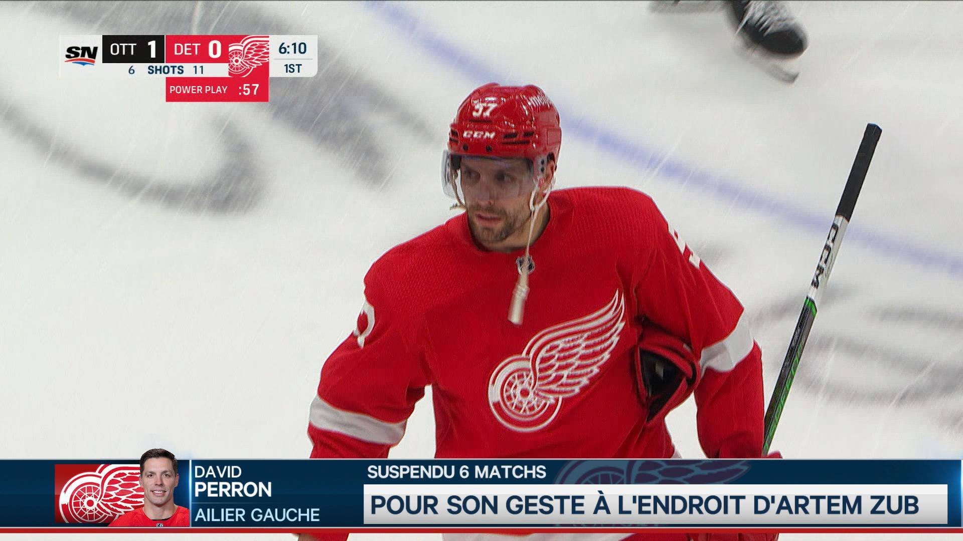 Suspension de David Perron: «Je trouve ça sévère» - TVA Sports