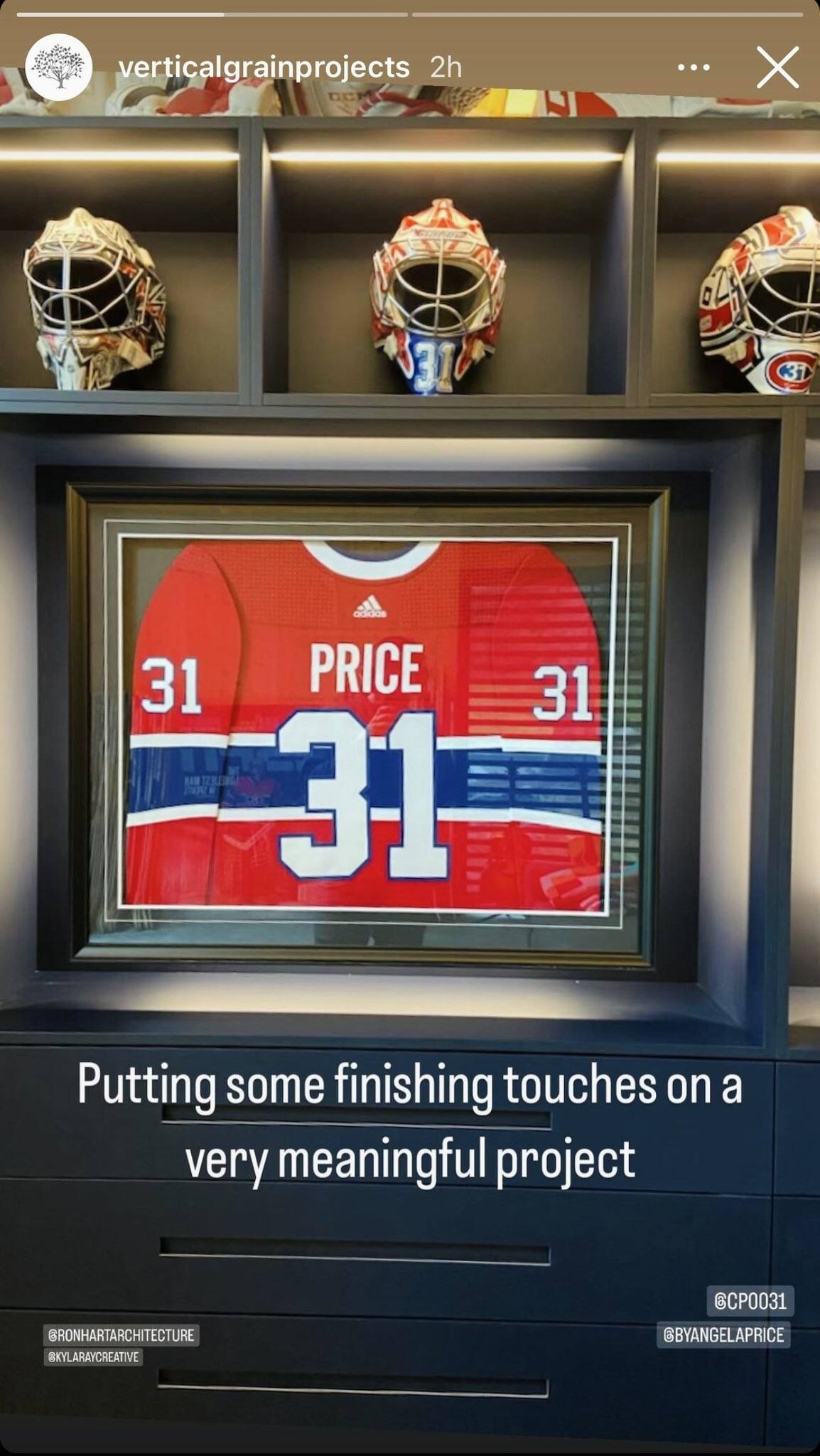 Carey Price se construit une «man cave» | JDQ