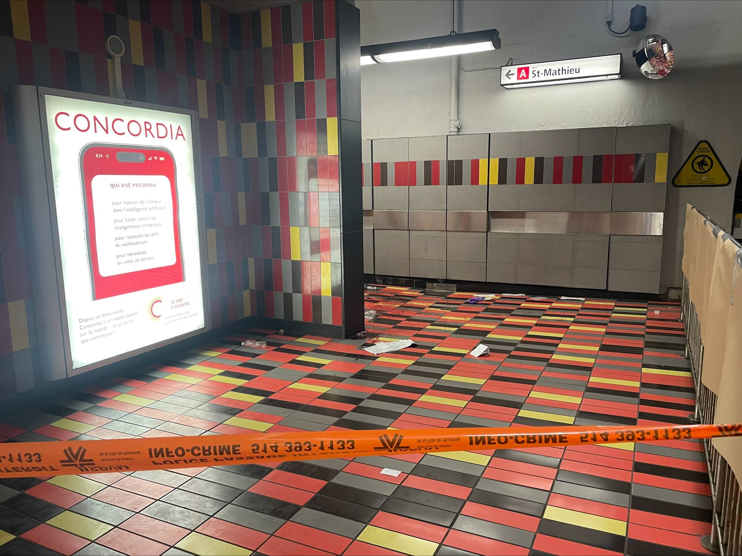 29e meurtre à Montréal: un homme poignardé à la station Guy-Concordia | JDQ