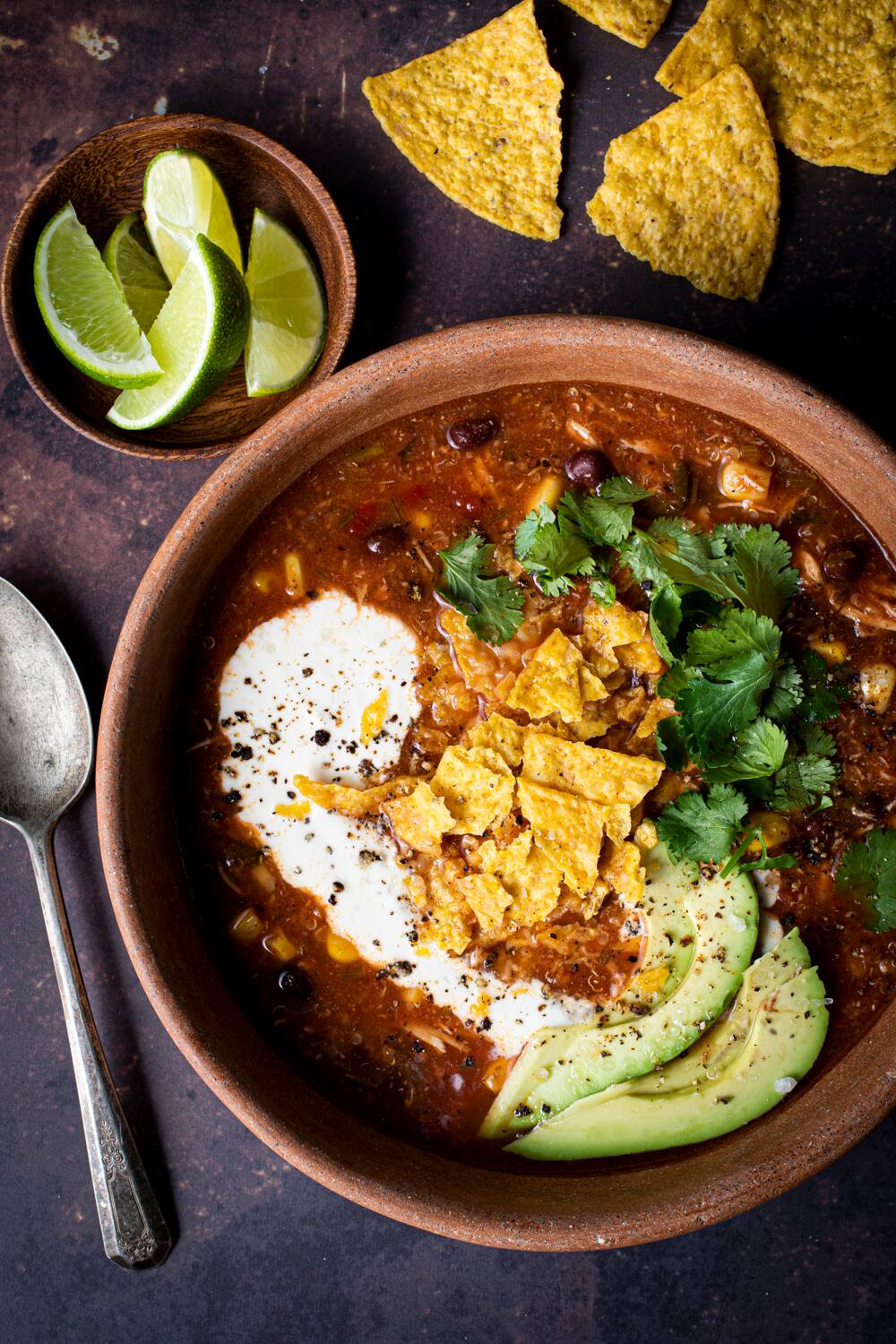 La recette de la soupe-repas mexicaine à la mijoteuse de Katrine ...