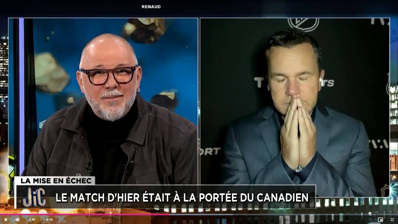 Renaud Lavoie fustige les officiels - TVA Sports