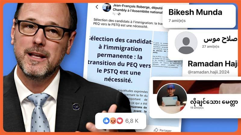Facebook: des centaines de «bots» envahissent une publication du ministre de l’Immigration | TVA ...