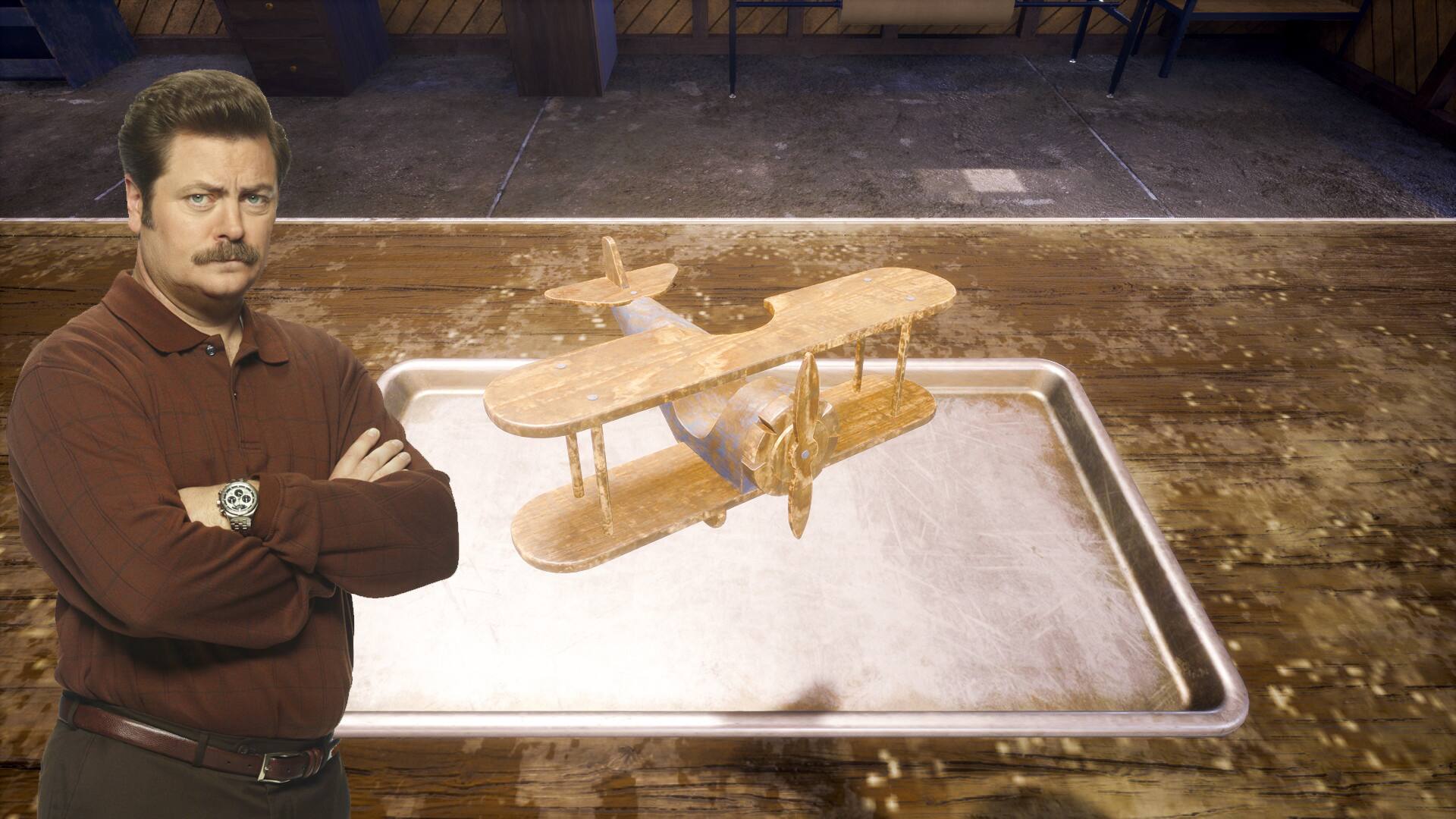 Explorez votre côté Ron Swanson avec Workshop Simulator | Pèse sur start
