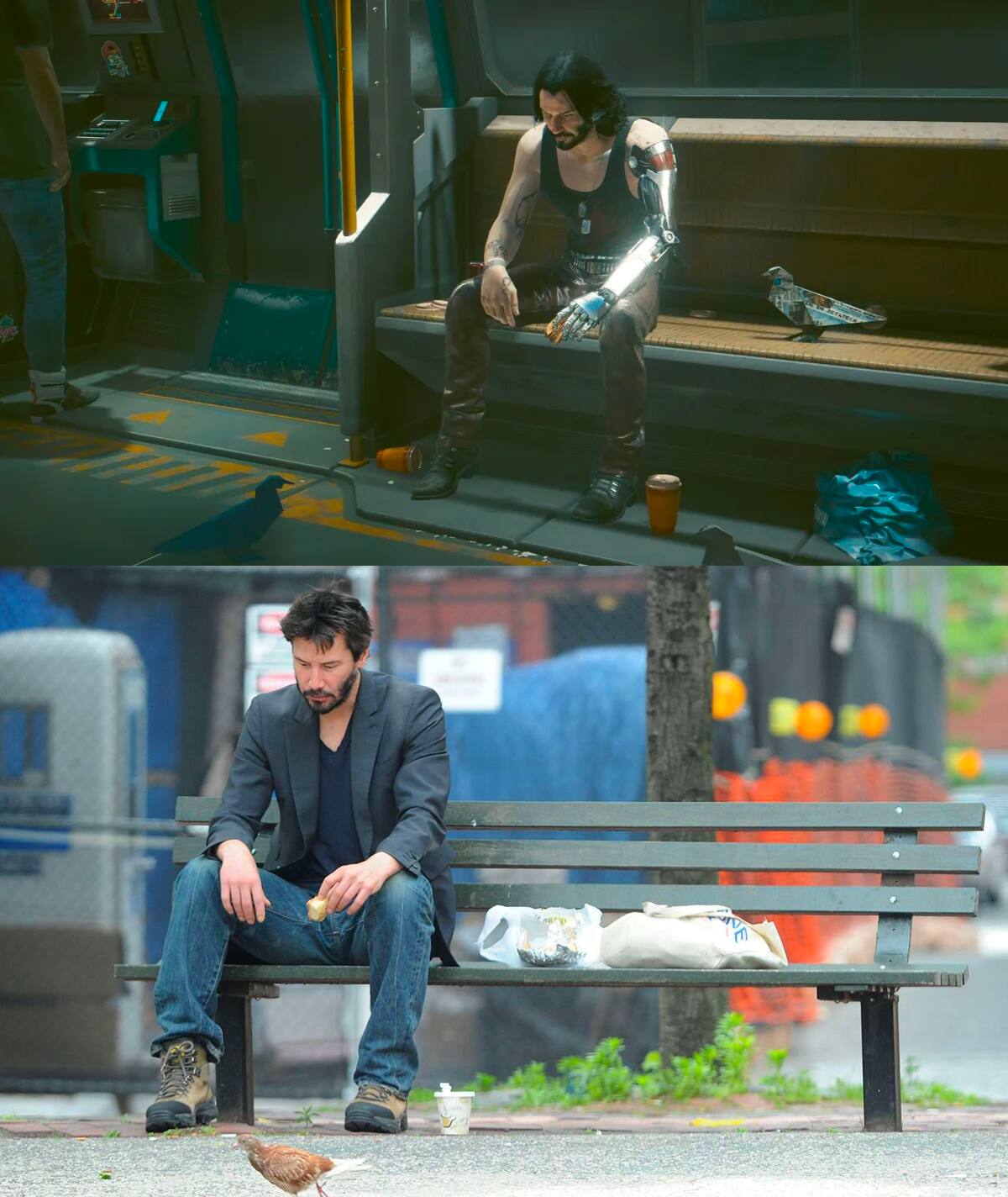 Triste Keanu Reeves Meme