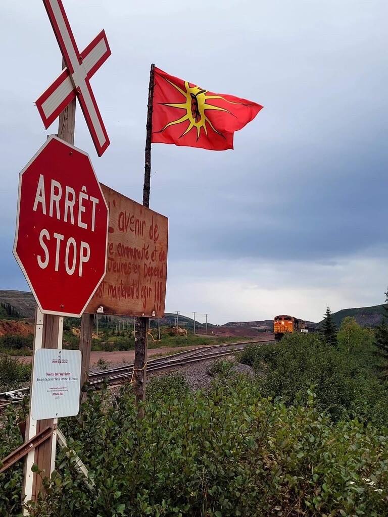 Un train bloqué par des manifestants à Schefferville | JDQ