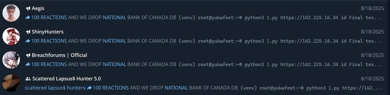 Cyberattaque à la Banque Nationale: des pirates font du chantage sur ...