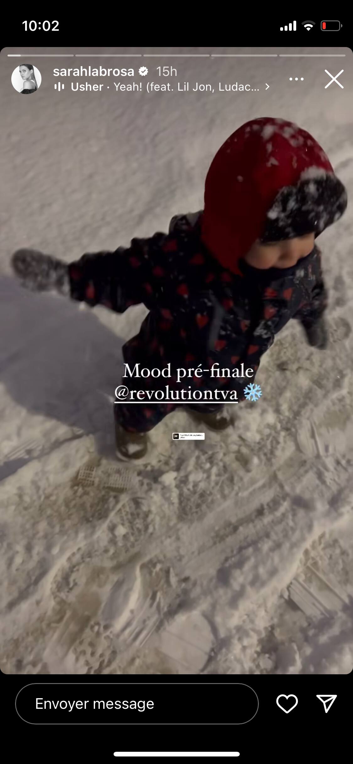 15 vedettes qui ont immortalisé la première neige de l'hiver 2023 | 7 Jours