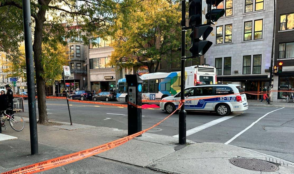 EN IMAGES | Horrible accident impliquant un autobus de la STM sur le ...