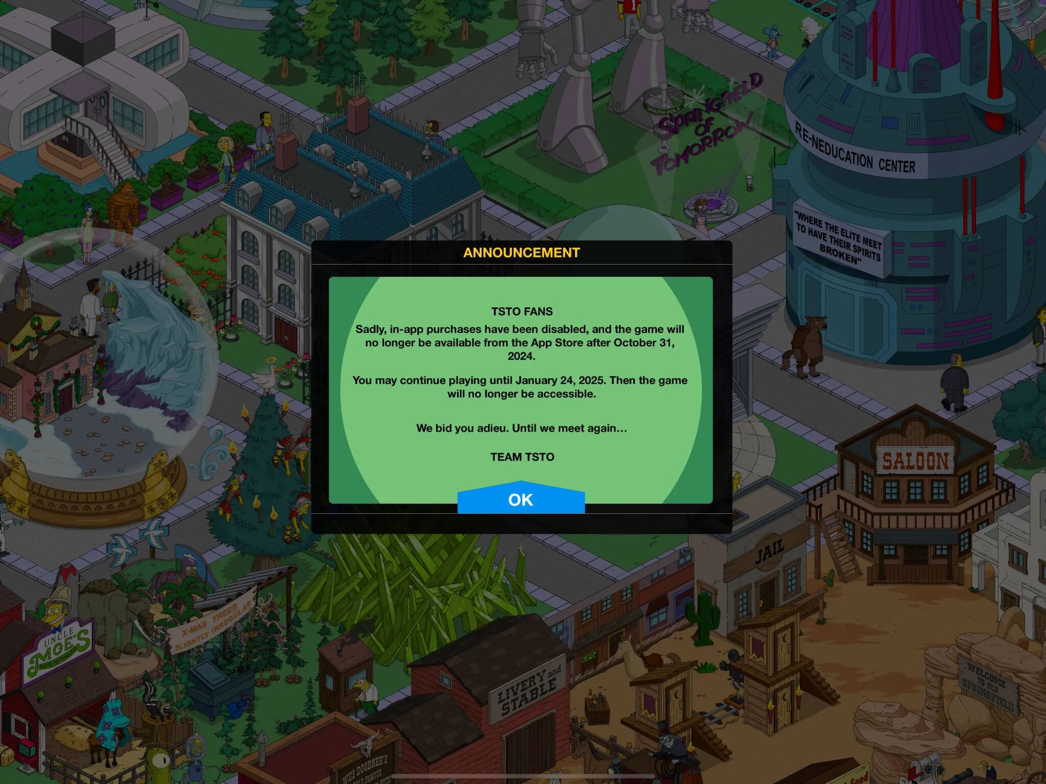 Il faudra bientôt dire au revoir à The Simpsons: Tapped Out | Pèse sur ...