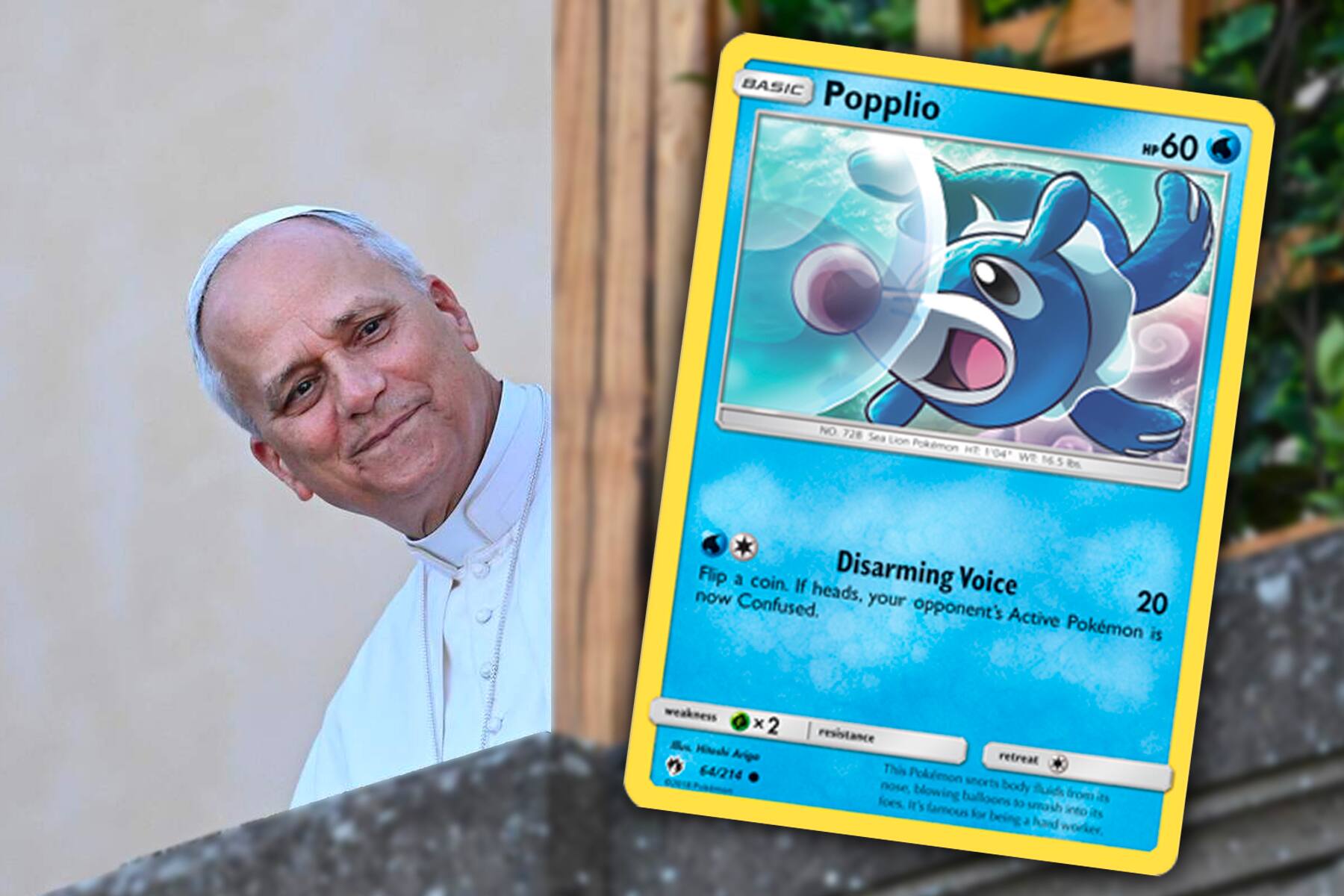 Un fan de Pokémon fait signer une carte par le pape | Pèse sur start