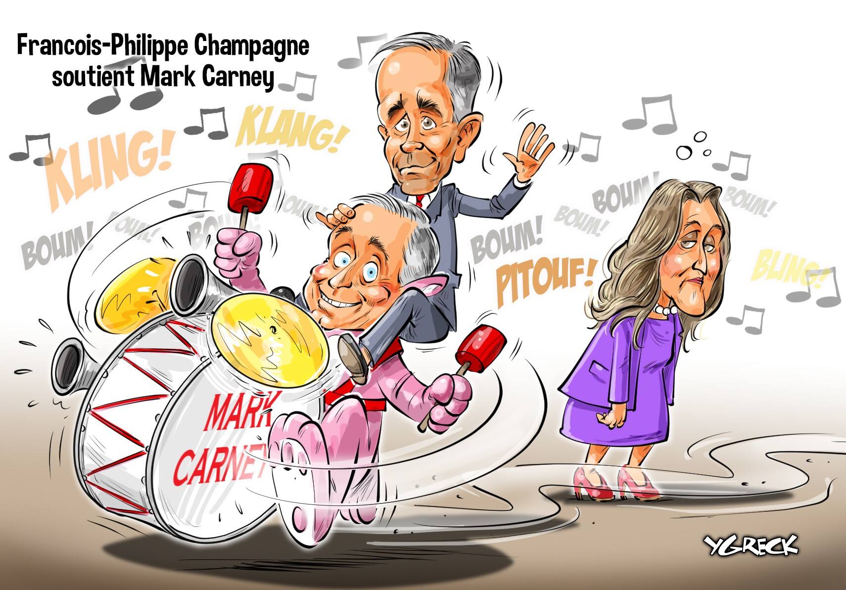 La caricature d’Ygreck en vidéo: François-Philippe Champagne soutient ...